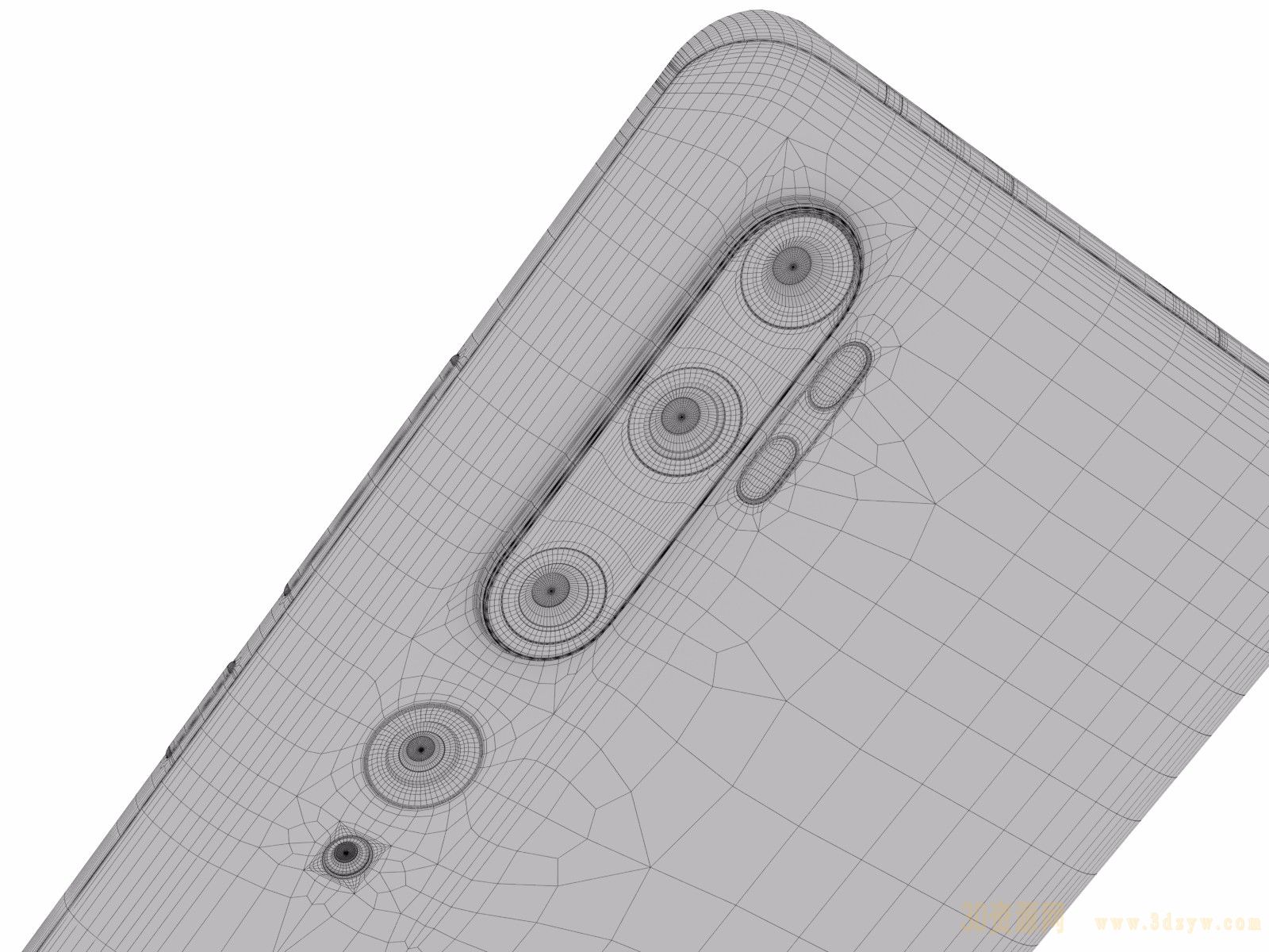 小米 cc9 Pro 手机 高精度影视模型 含高清贴图- 3D资源网-丰富的3D模型资源分享交流平台